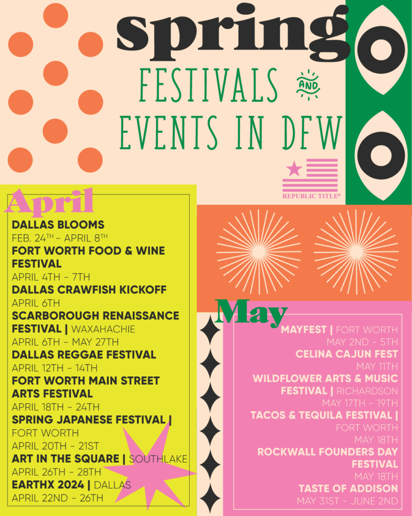 DFW Area Spring Festivals & Events - Republic Title