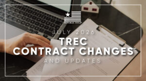 TREC Contract Changes 2026 - Key Updates for Texas Real Estate Agents ...